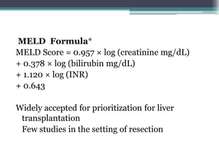 Pre operative liver function assessment | PPTX