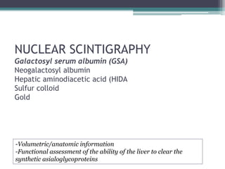 Pre operative liver function assessment | PPTX