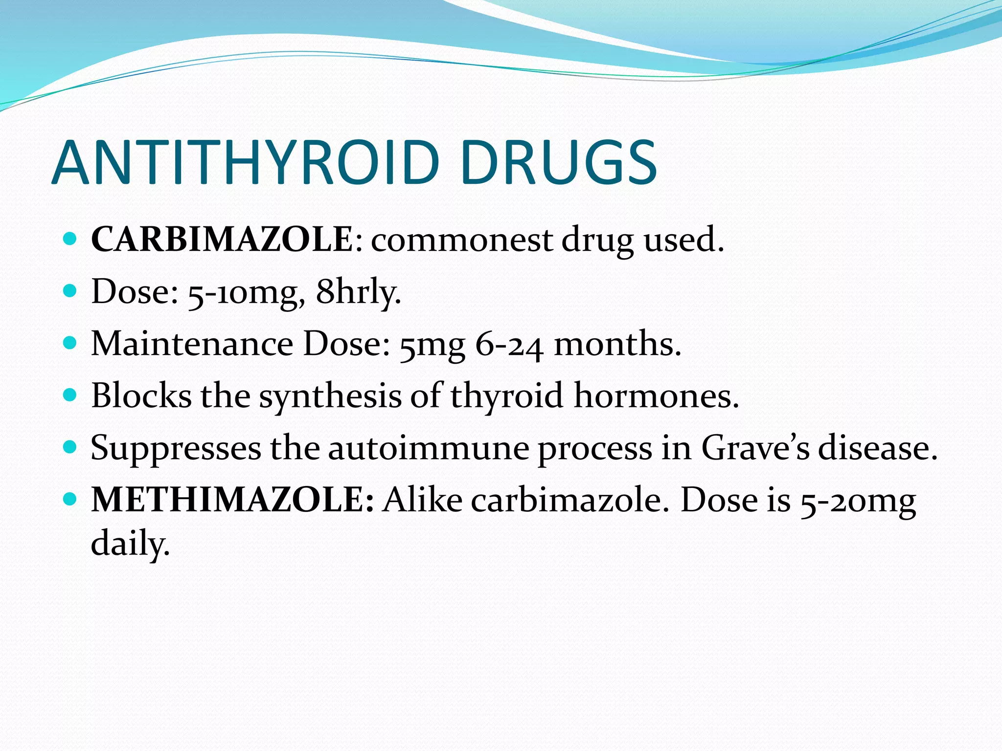 Preoperative management of hyperthyroidism in a goiterous patient | PPTX