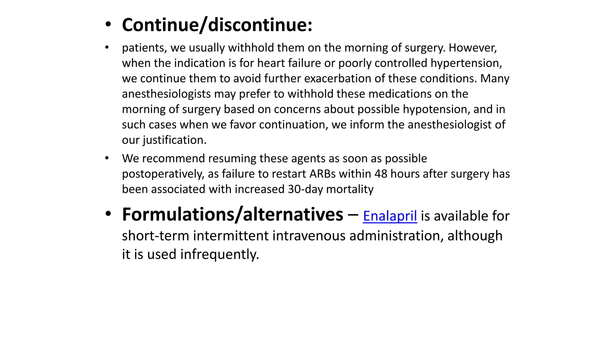 Preoperative medication management | PPTX