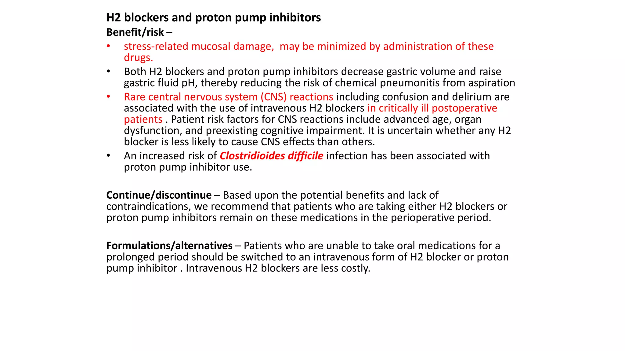 Preoperative medication management | PPTX