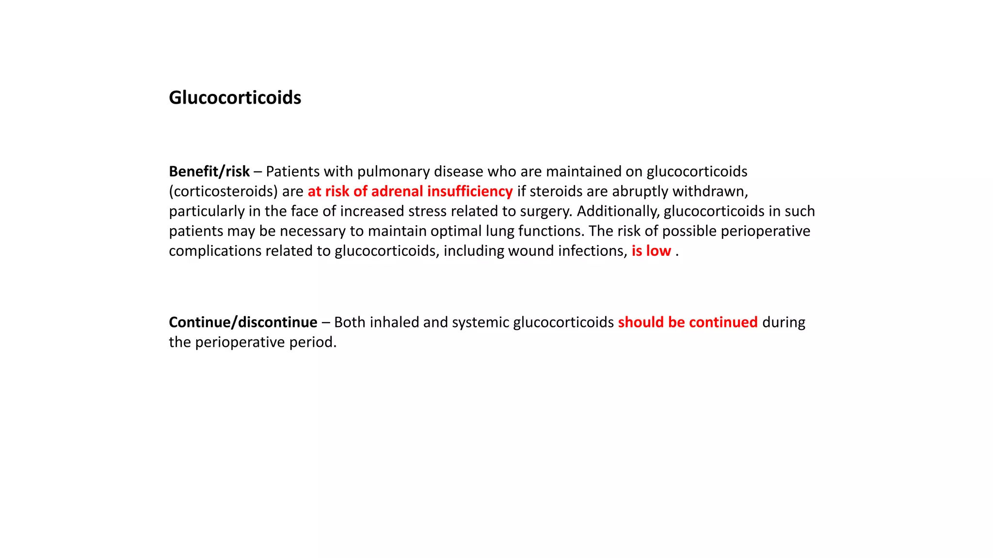 Preoperative medication management | PPTX