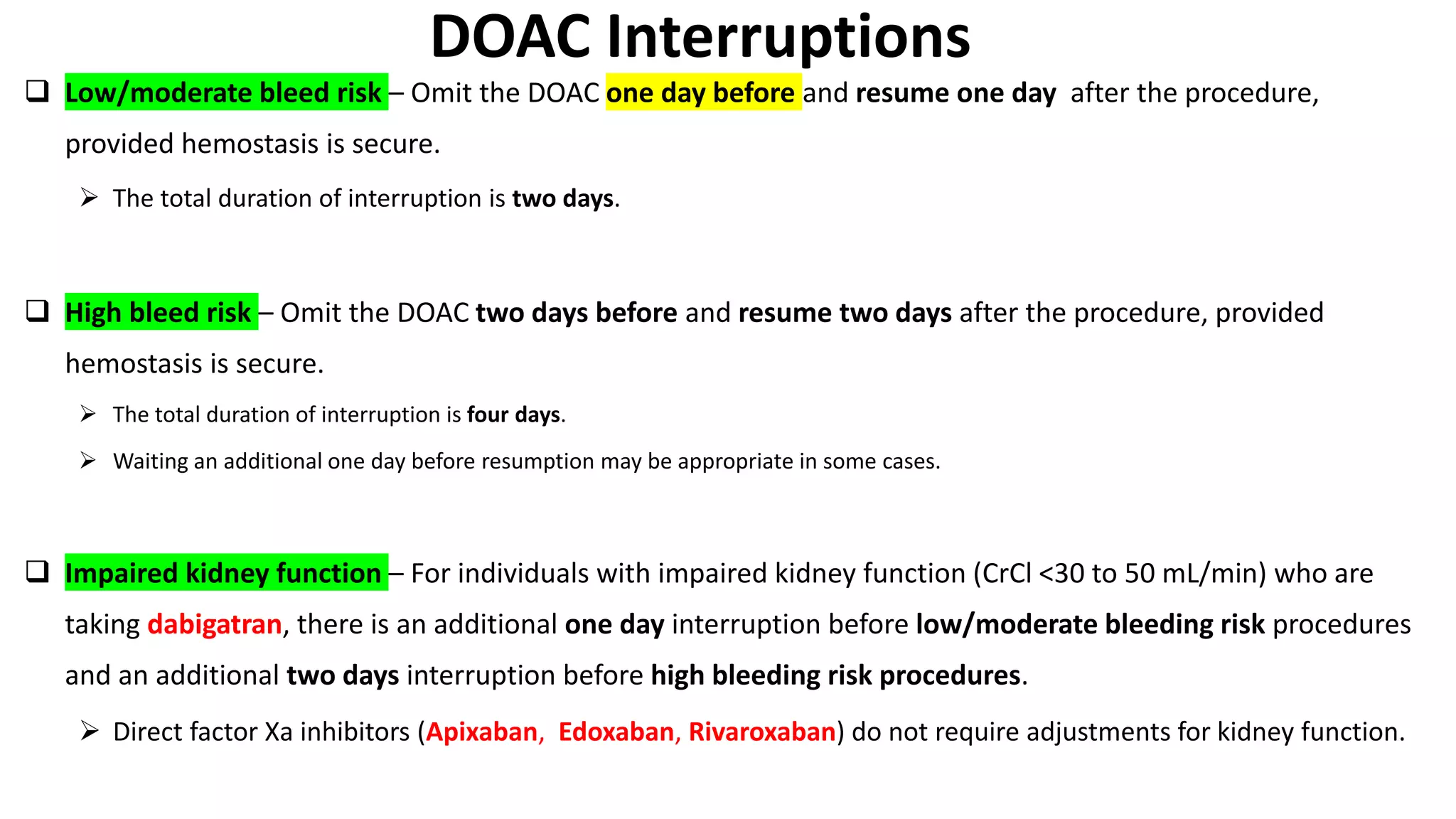 Preoperative medication management | PPTX