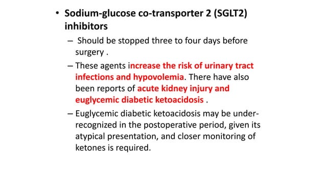 Preoperative medication management | PPTX