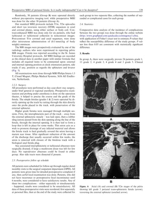 Preoperative mri of perianal fistula | PDF