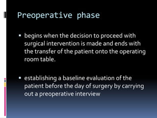 Preoperative nursing | PPTX
