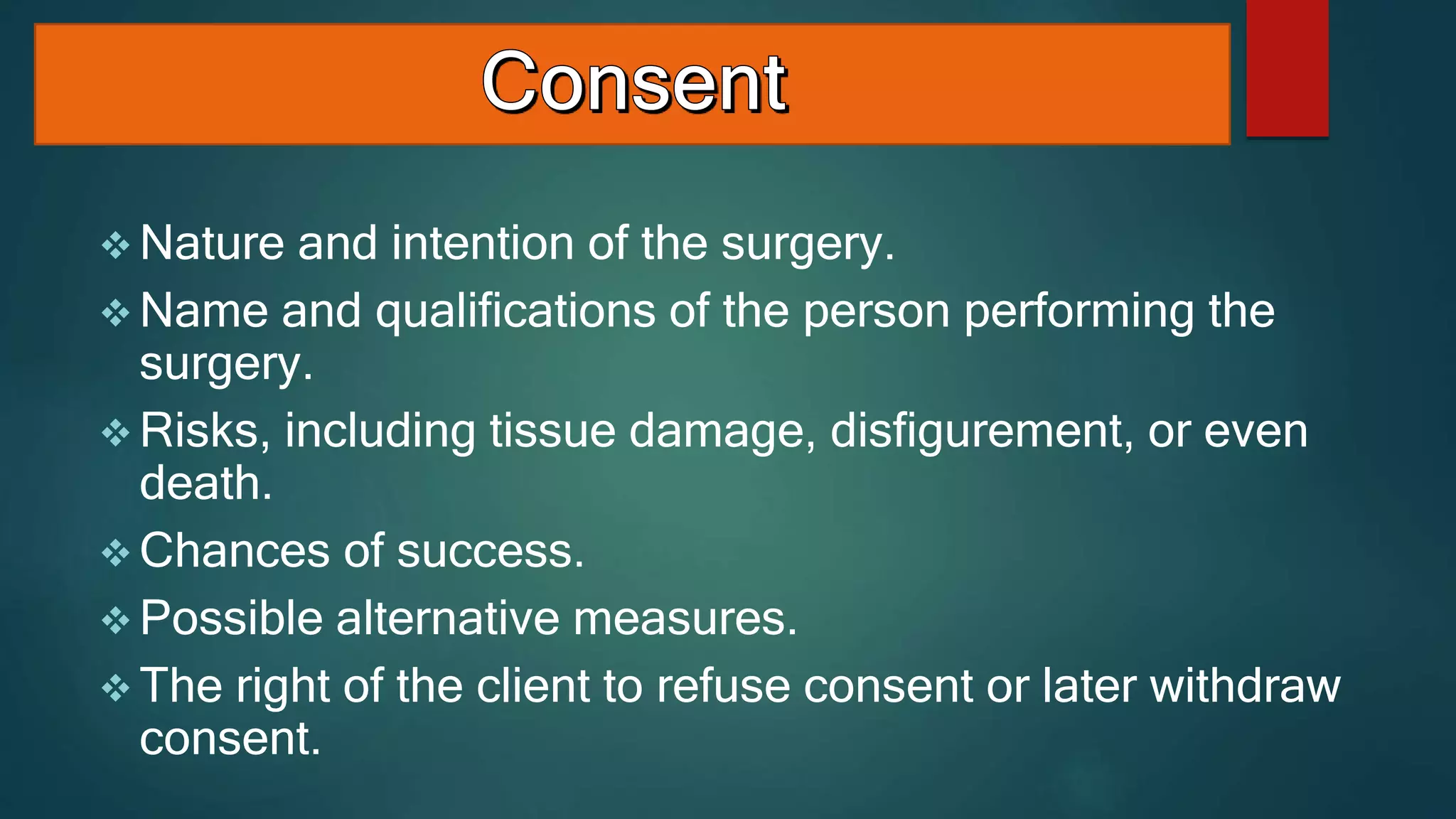 Preoperative nursing care | PPTX