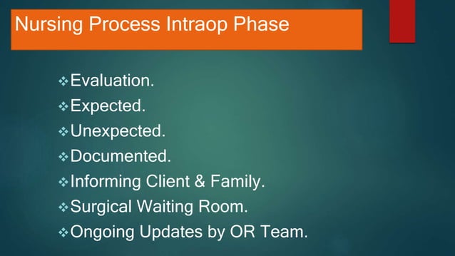 Preoperative nursing care | PPTX