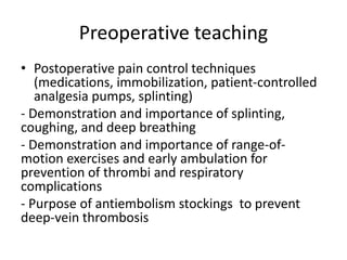 Preoperative nursing care | PPT