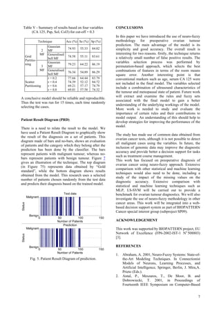 i.a.Preoperative ovarian cancer diagnosis using neuro fuzzy approach | PDF