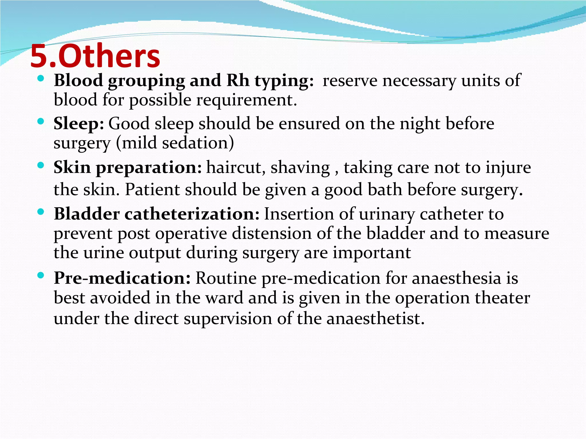 Preoperative Surgical Preparation | PPT