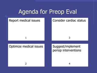 Preop Evaluation | PPT | Heart and Cardiovascular Diseases | Diseases ...