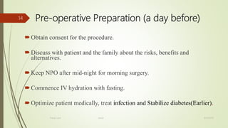 Preop preparation | PPTX