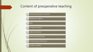 Preoperative preparation for thoracic surgery | PPT
