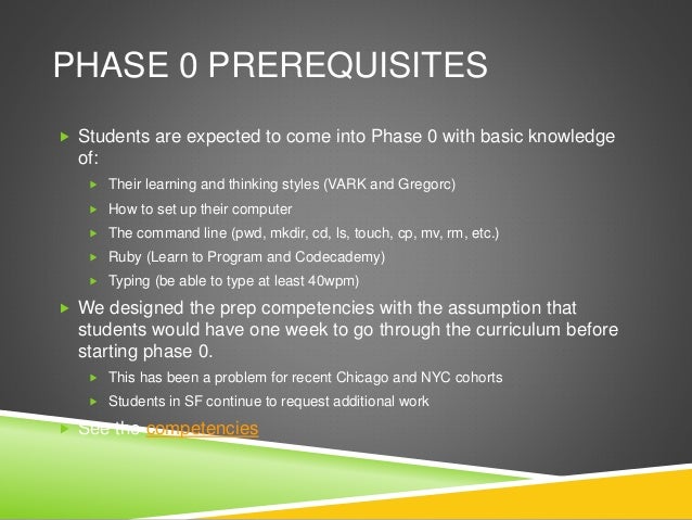 Prep and Phase 0 Presentation (06/12)