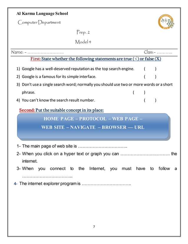Prep2 computer midterm revision | DOCX