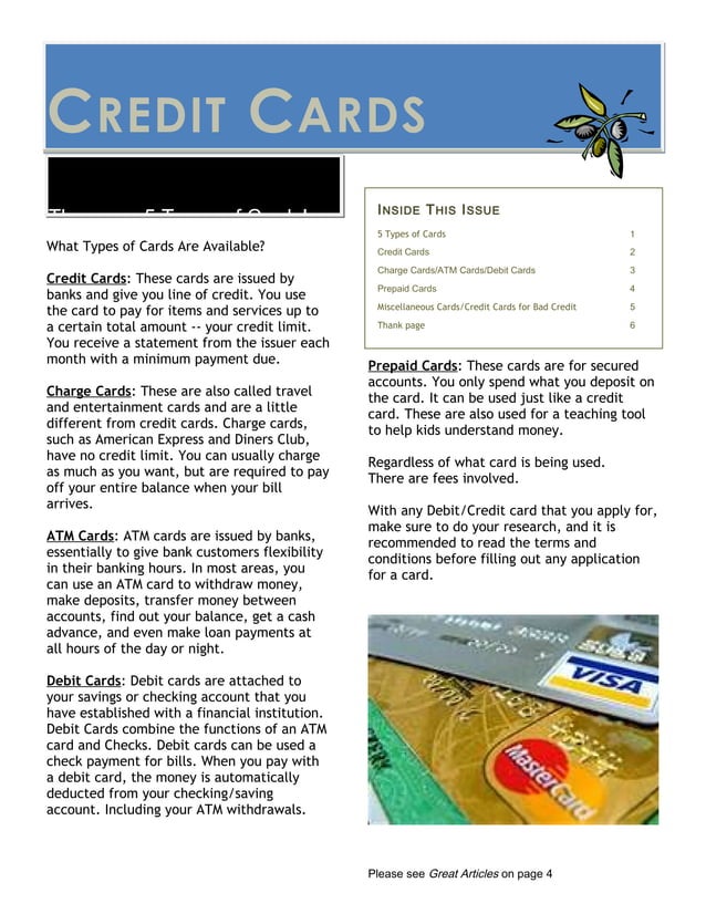 All about Credit Cards | PDF