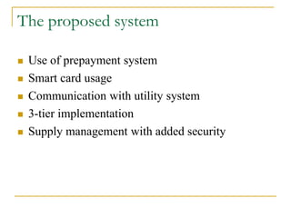 Prepaid Energy Meter using Smart Cards | PPT