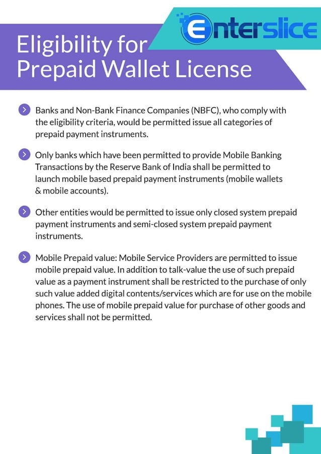 Prepaid wallets license, E-wallet, E-wallet license, NBFC Registration ...