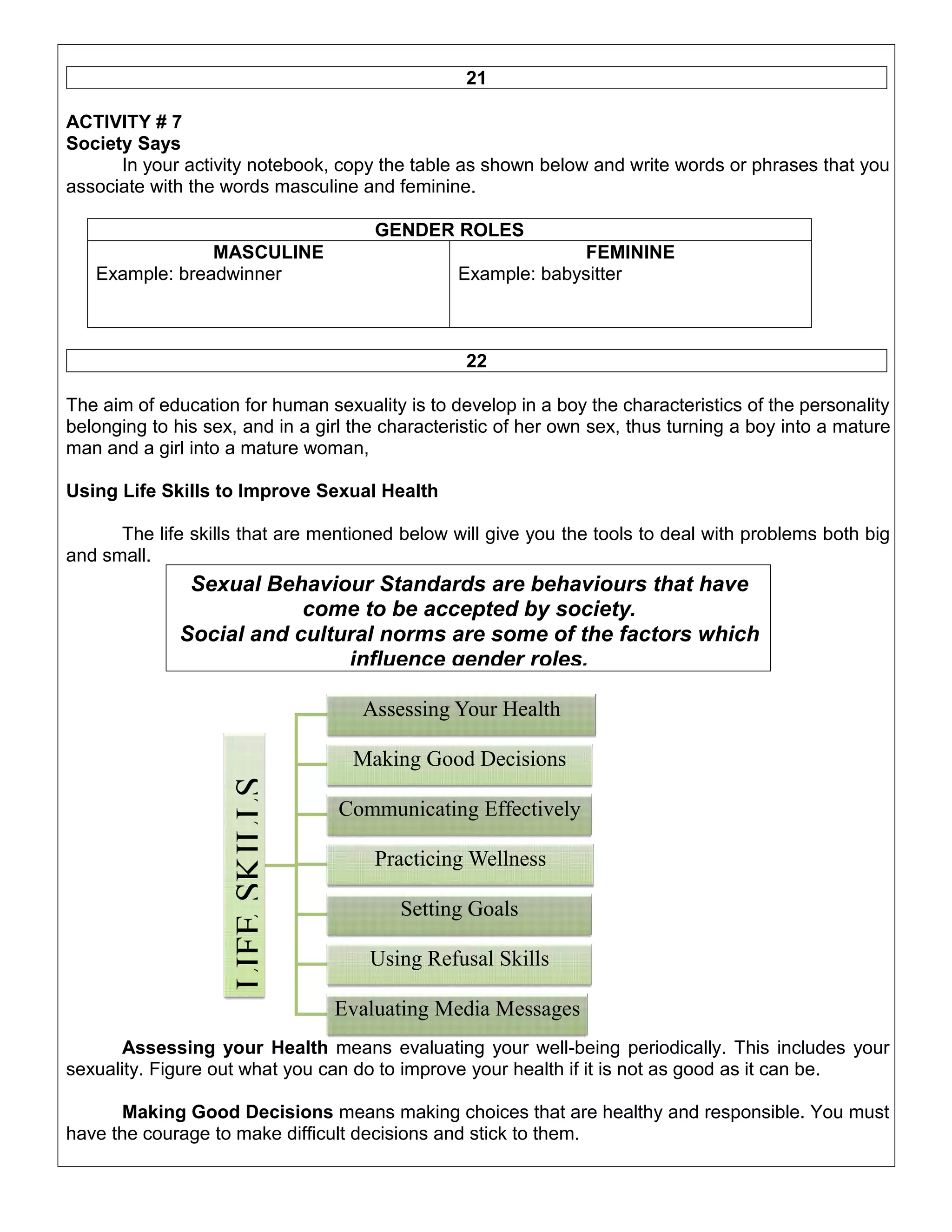 Preparable grade 8 health q 1 | PDF