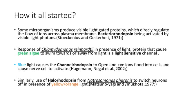 optogenetics photobiology and ift biology - ravi ranjan | PPTX | Eye ...