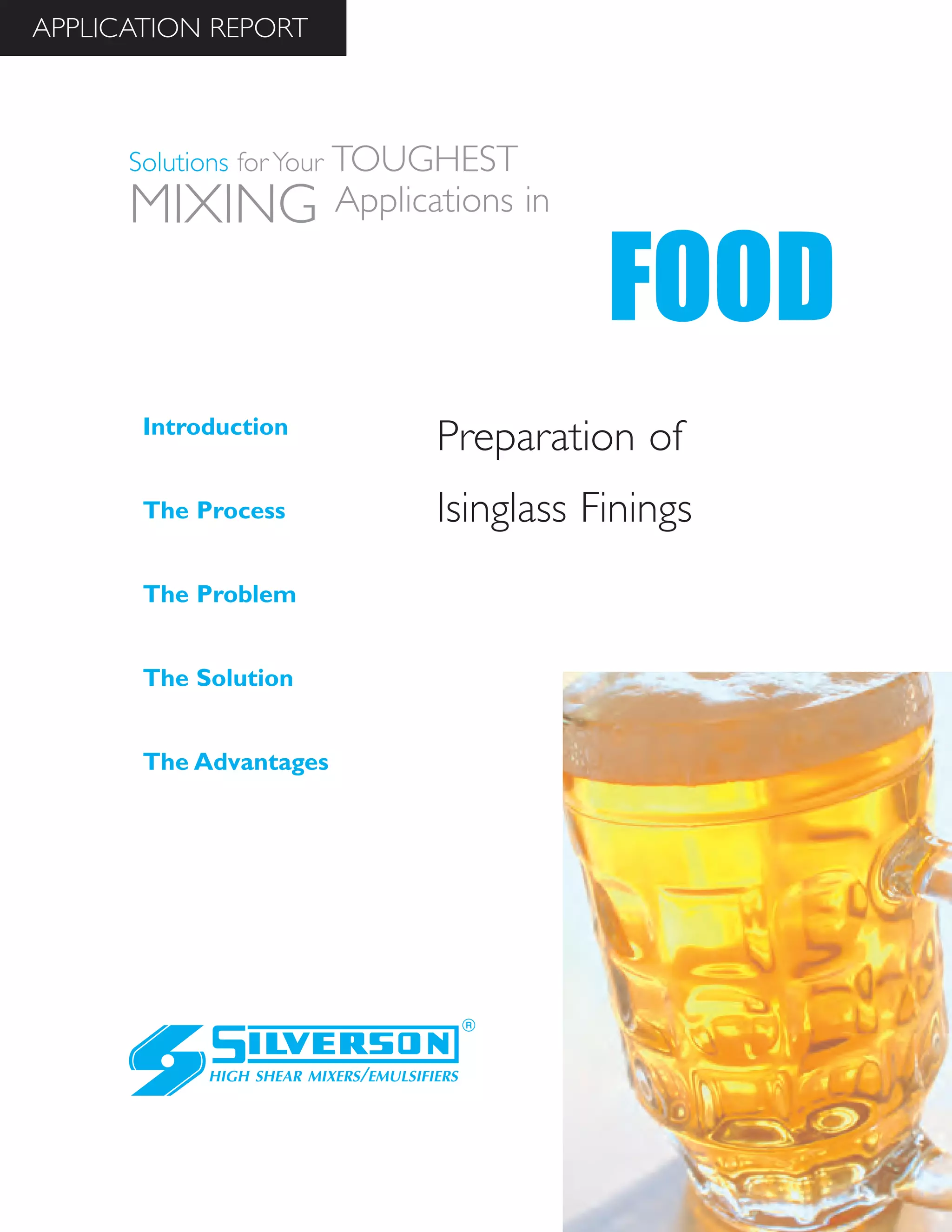 Food Industry Case Study: Preparing Isinglass Finings | PDF | Alcoholic ...