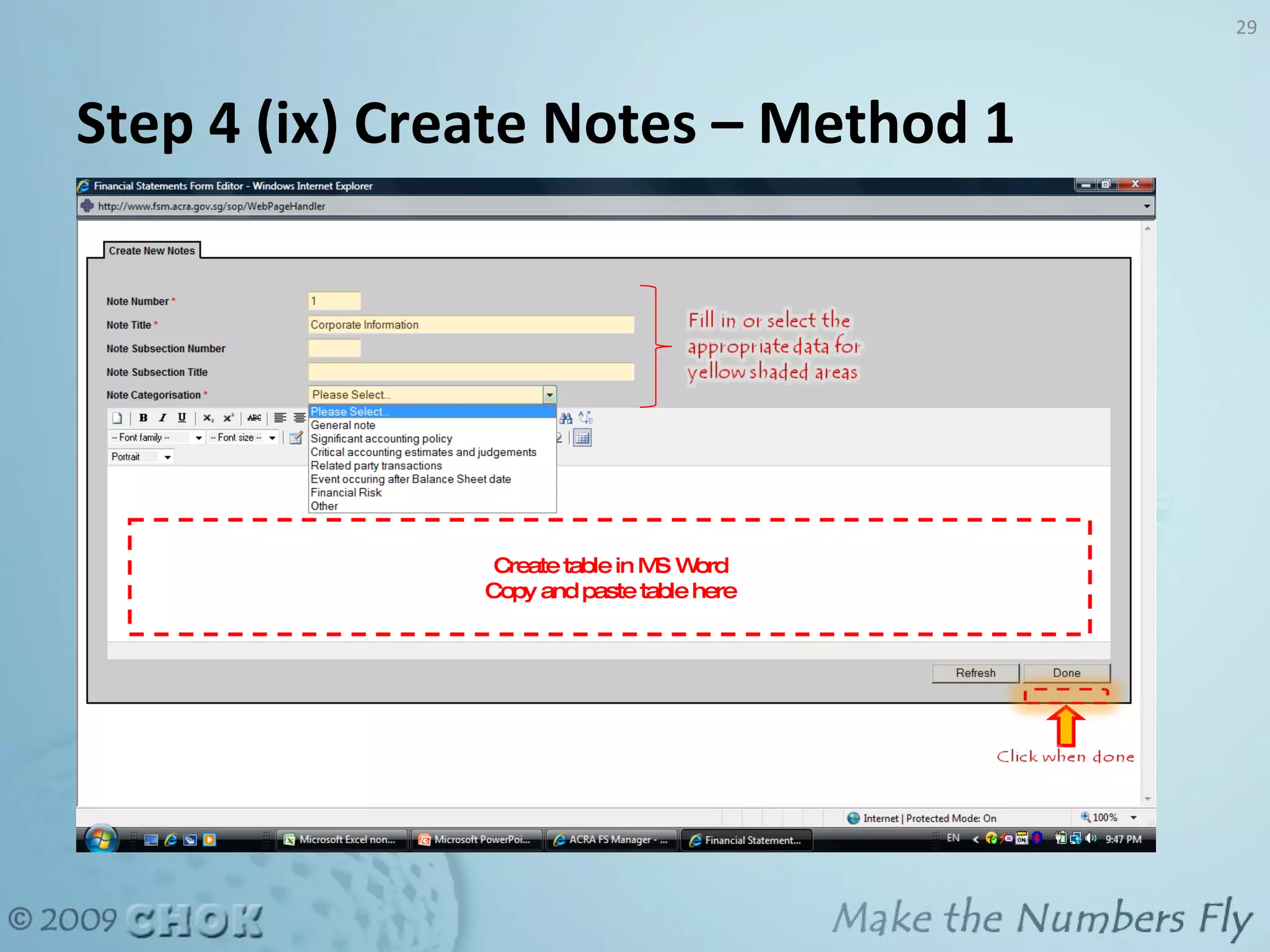 Preparation Of Financial Statements In Xbrl Format | PPS