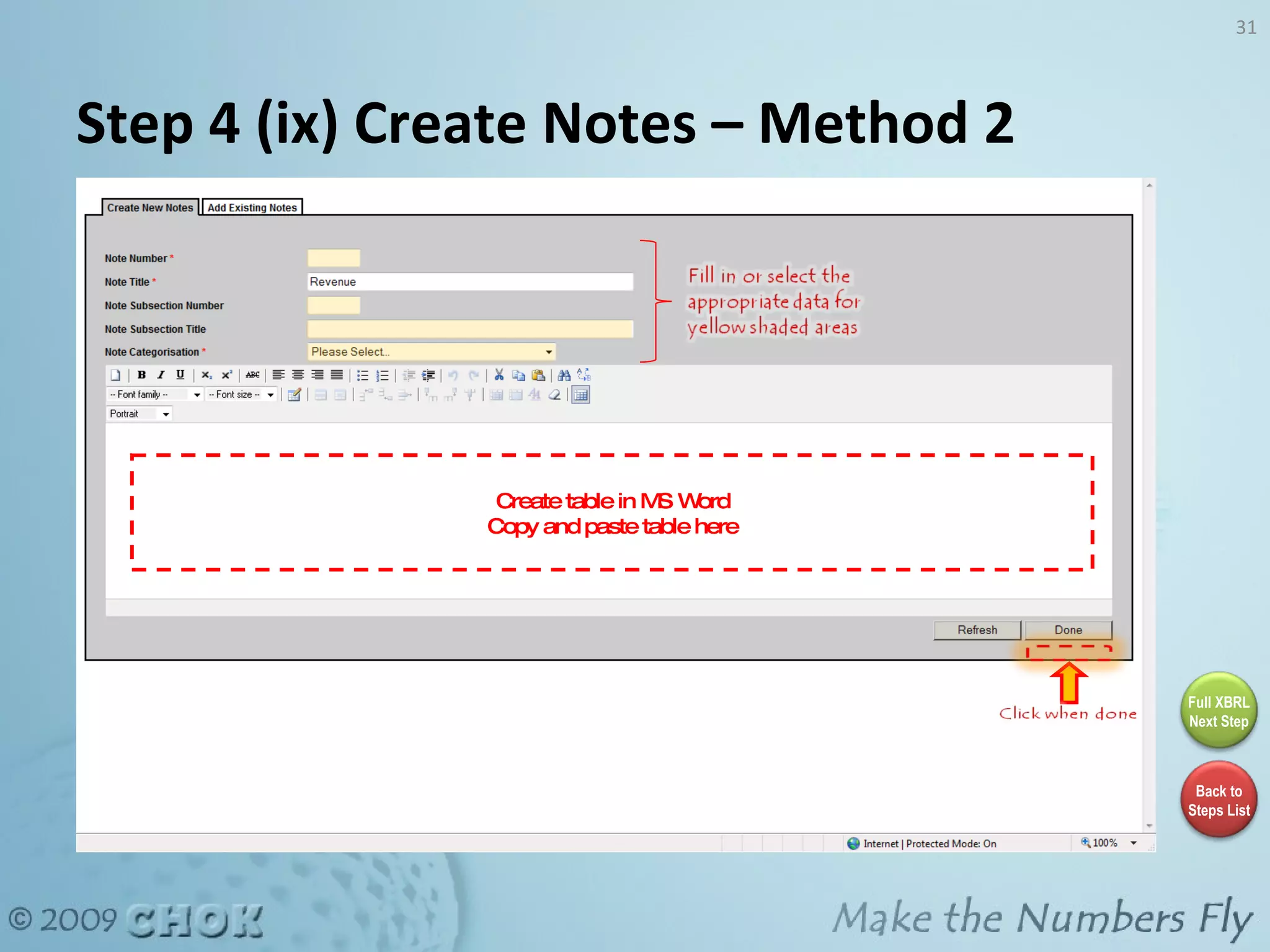 Preparation Of Financial Statements In Xbrl Format | PPS