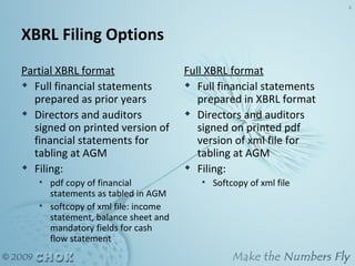 Preparation Of Financial Statements In Xbrl Format | PPS