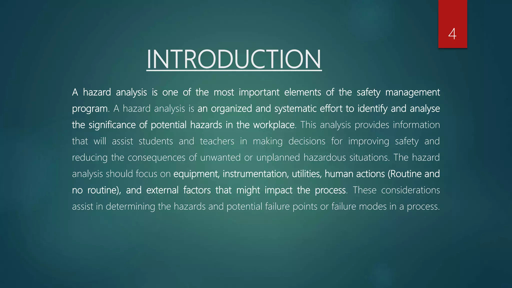 Preparation of-hazard-evolution-worksheet-task-based | PPTX