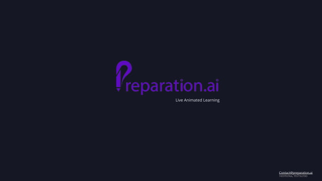 Preparation.ai Live & Animated Teaching | PPT