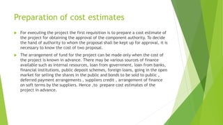 Preparation and approaches of cost estimates | PPTX
