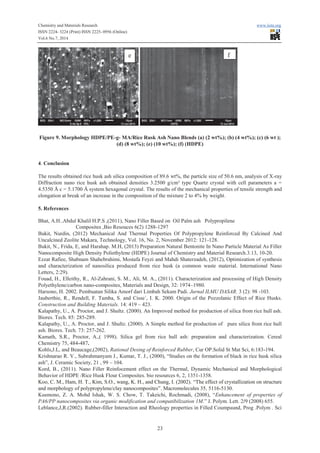 Preparation and characterization of rice husk ash as filler material in ...