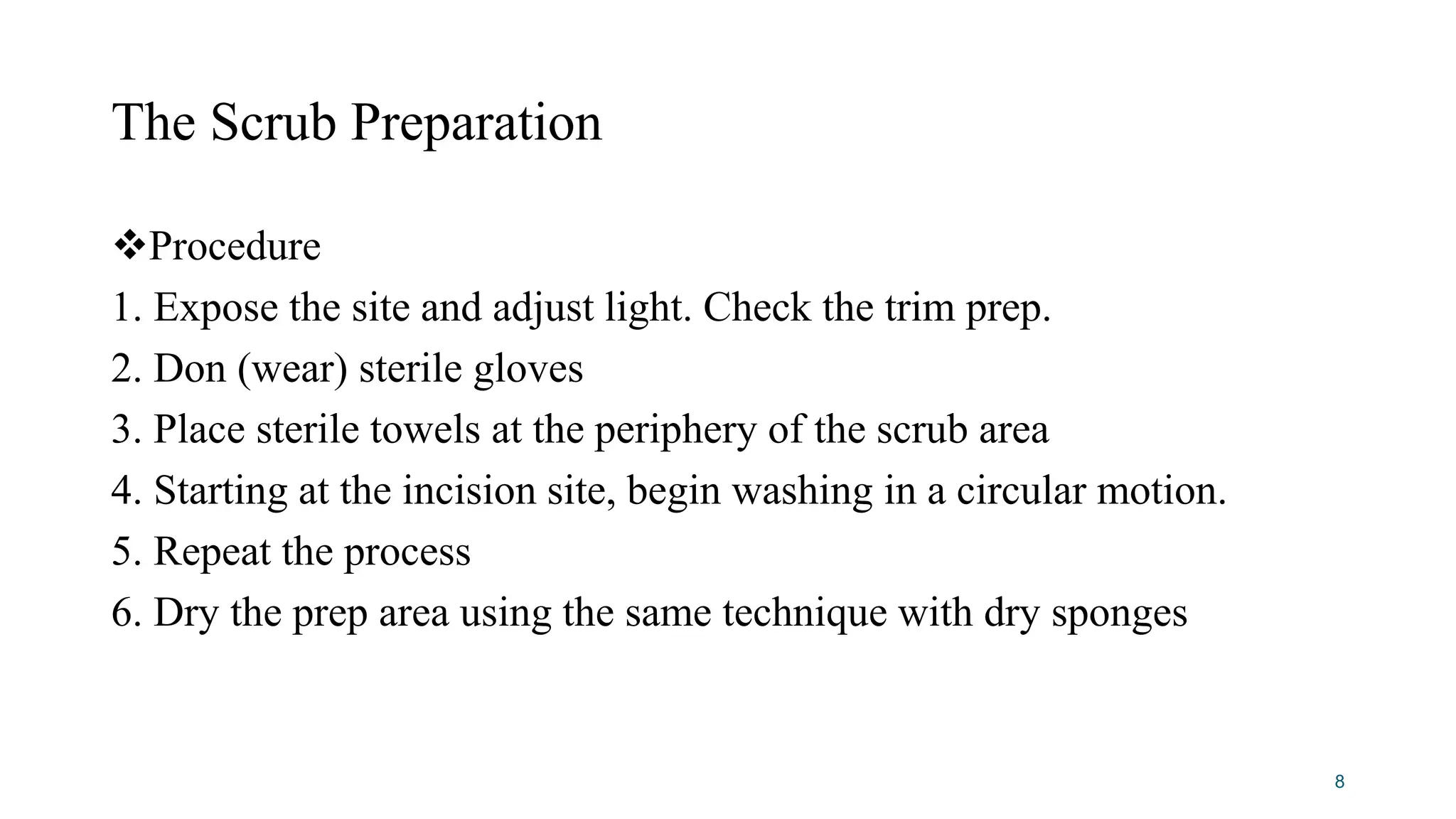Preparation and draping of the surgical site(ORT).pptx