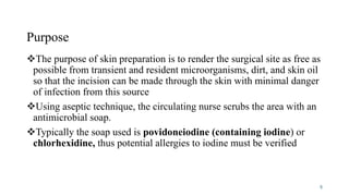 Preparation and draping of the surgical site(ORT).pptx