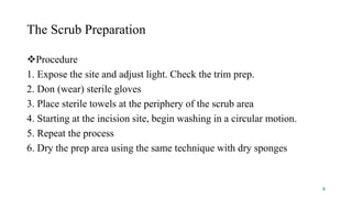 Preparation and draping of the surgical site(ORT).pptx