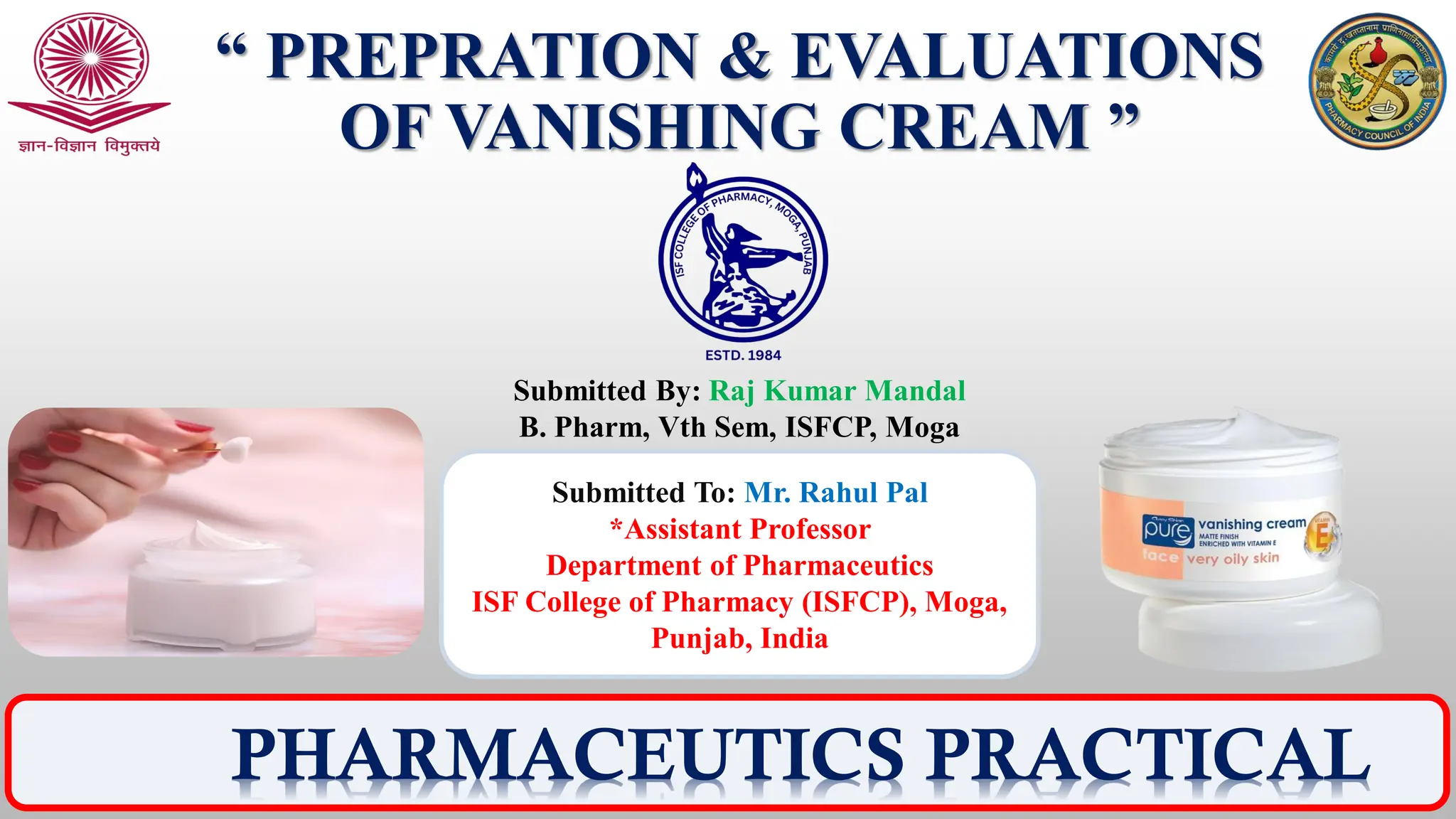 Preparation and Evaluation of Vanishing Cream.pdf