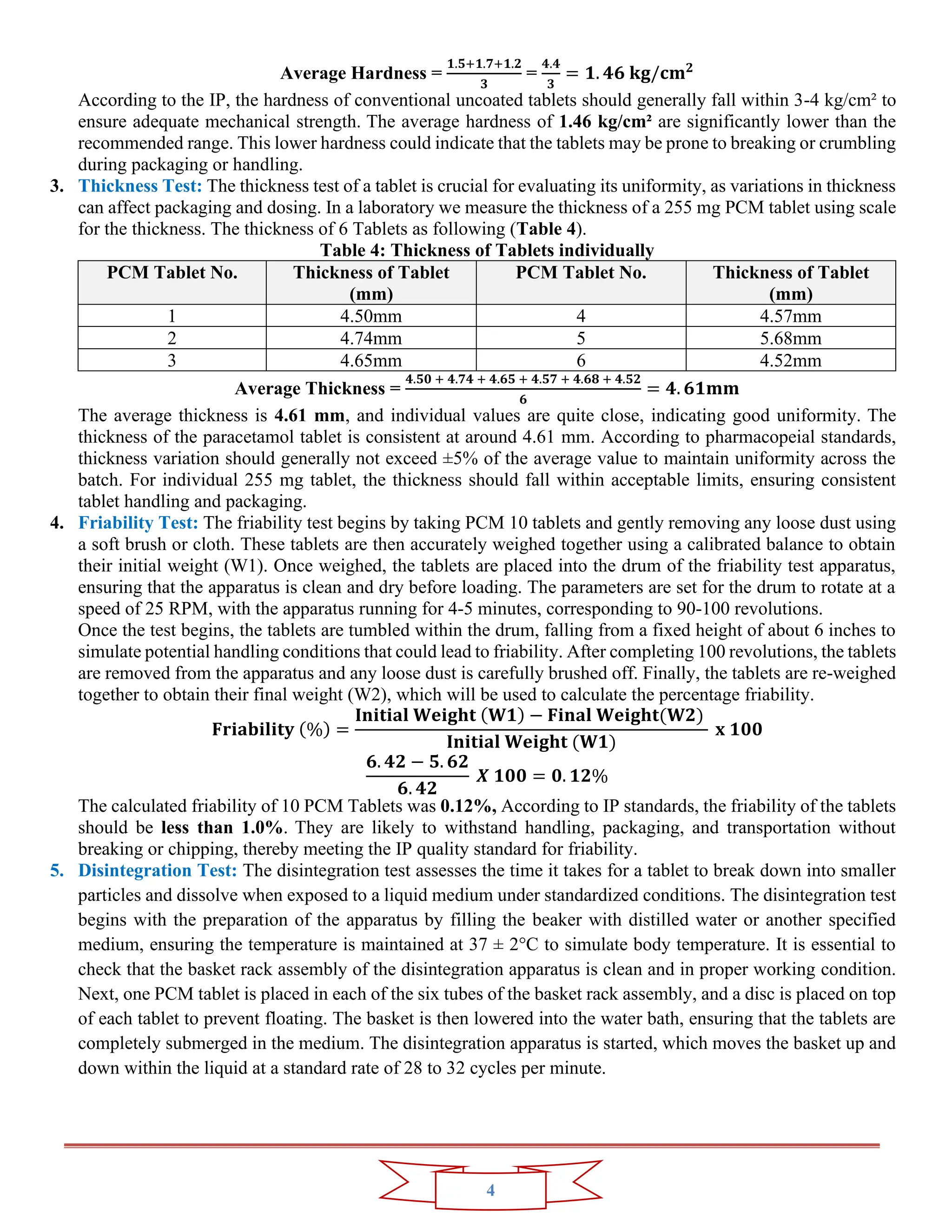𝐏𝐫𝐞𝐩𝐚𝐫𝐚𝐭𝐢𝐨𝐧 𝐚𝐧𝐝 𝐄𝐯𝐚𝐥𝐮𝐚𝐭𝐢𝐨𝐧 𝐏𝐚𝐫𝐚𝐦𝐞𝐭𝐞𝐫𝐬 𝐨𝐟 𝐏𝐂𝐌 𝐓𝐚𝐛𝐥𝐞𝐭𝐬 ( Industrial ...