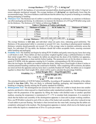 𝐏𝐫𝐞𝐩𝐚𝐫𝐚𝐭𝐢𝐨𝐧 𝐚𝐧𝐝 𝐄𝐯𝐚𝐥𝐮𝐚𝐭𝐢𝐨𝐧 𝐏𝐚𝐫𝐚𝐦𝐞𝐭𝐞𝐫𝐬 𝐨𝐟 𝐏𝐂𝐌 𝐓𝐚𝐛𝐥𝐞𝐭𝐬 ( Industrial ...