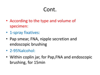 Preparation and fixation of cytological specimen.pptx