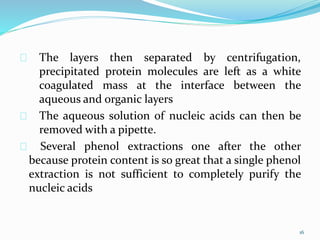 Preparation and isolation of genomic | PPTX