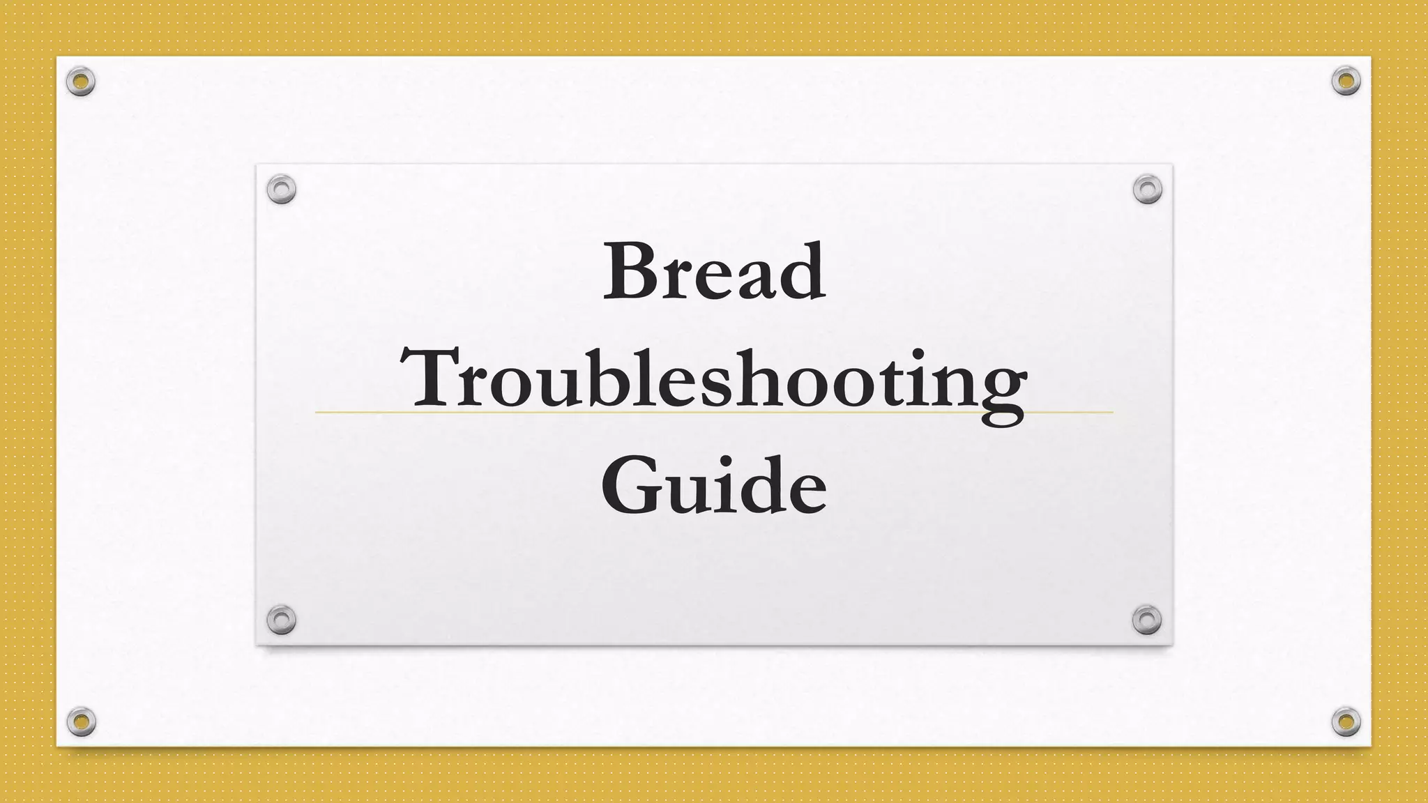 Preparation and Mixing of Sponge Dough and Straight | PPTX