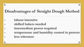 Preparation and Mixing of Sponge Dough and Straight | PPTX