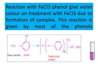 Preparation and reaction of phenol | PPTX