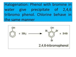 Preparation and reaction of phenol | PPTX