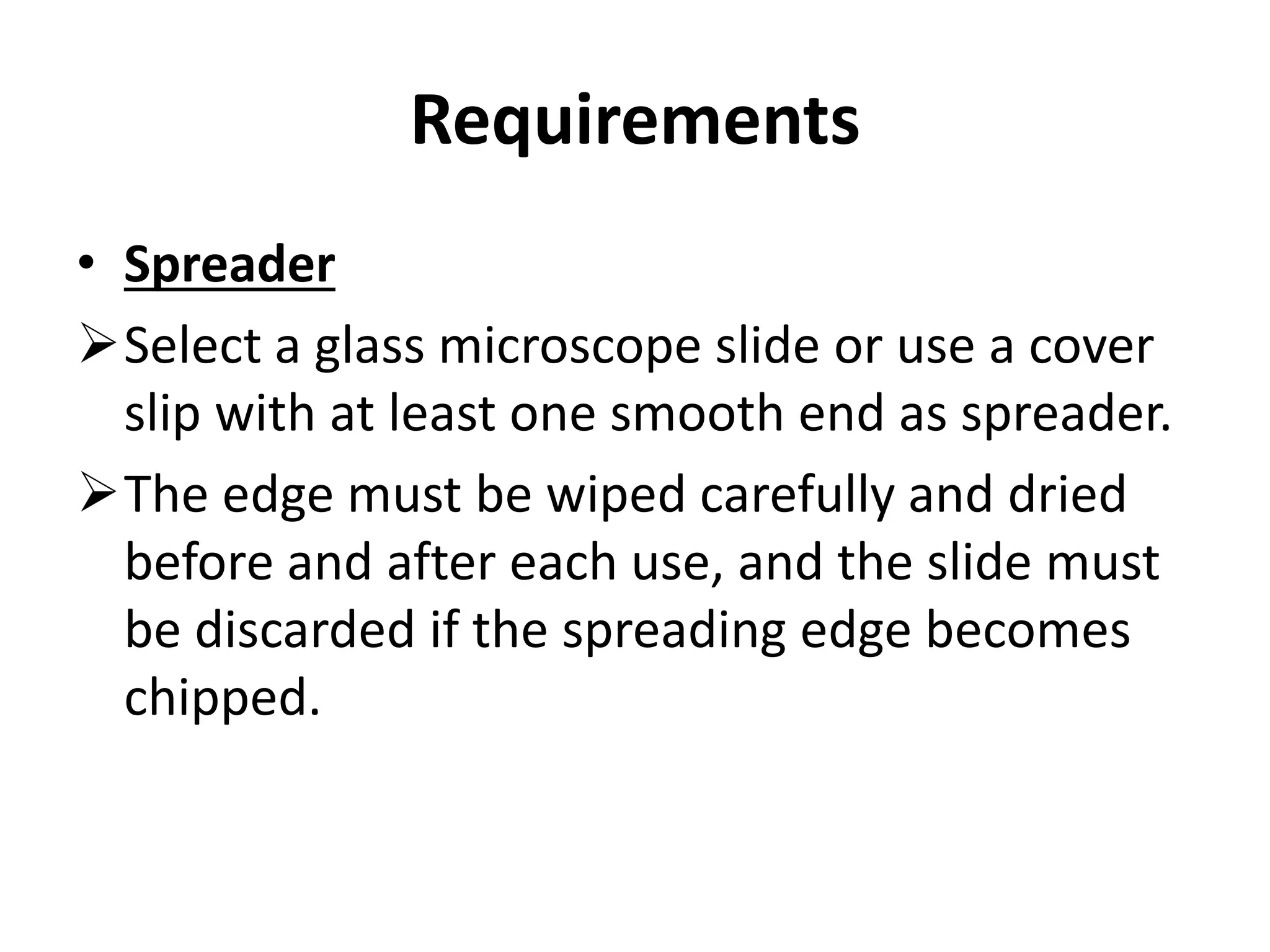 Preparation and staining of peripheral blood smear | PPTX