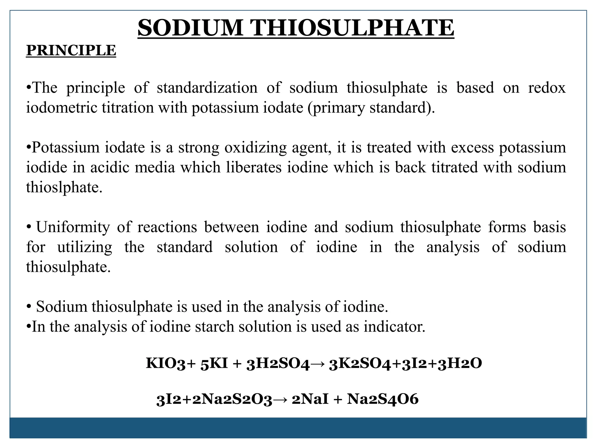 Preparation and standardization of various molar and normal solutions ...