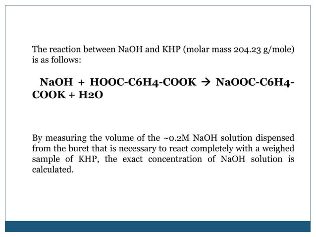 Preparation and standardization of various molar and normal solutions | PPTX