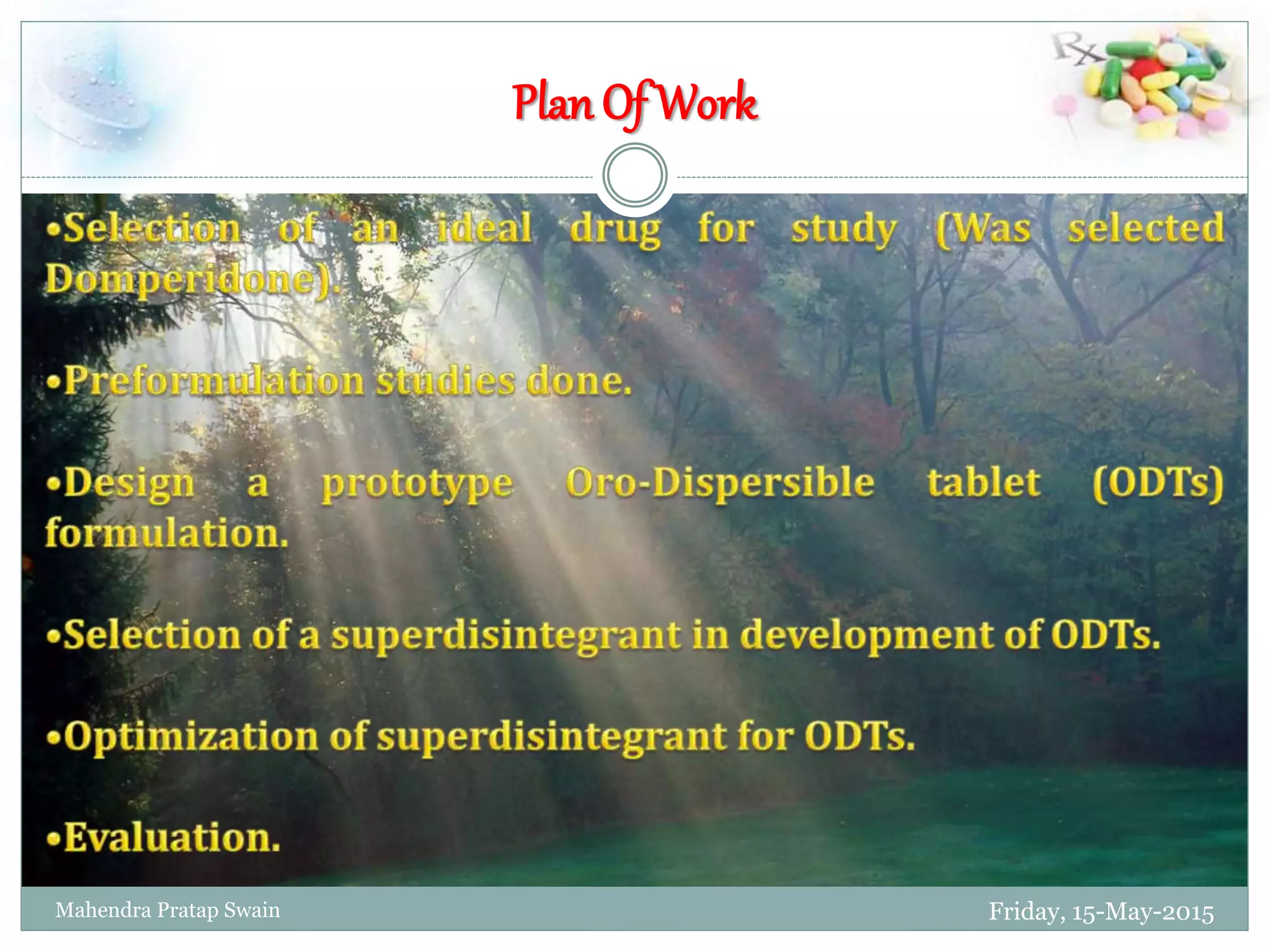 Preparation by solubility enhancement of domperidone oro dispersible ...