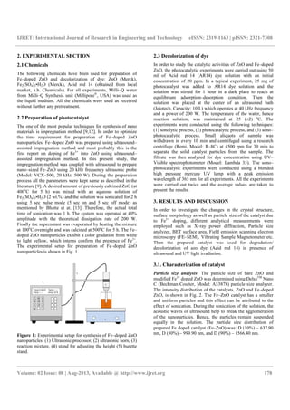 Preparation, characterization and application of | PDF